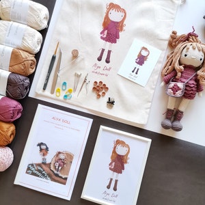 CROCHET KIT Alya Doll With Printed Patternamigurumi Kithow - Etsy