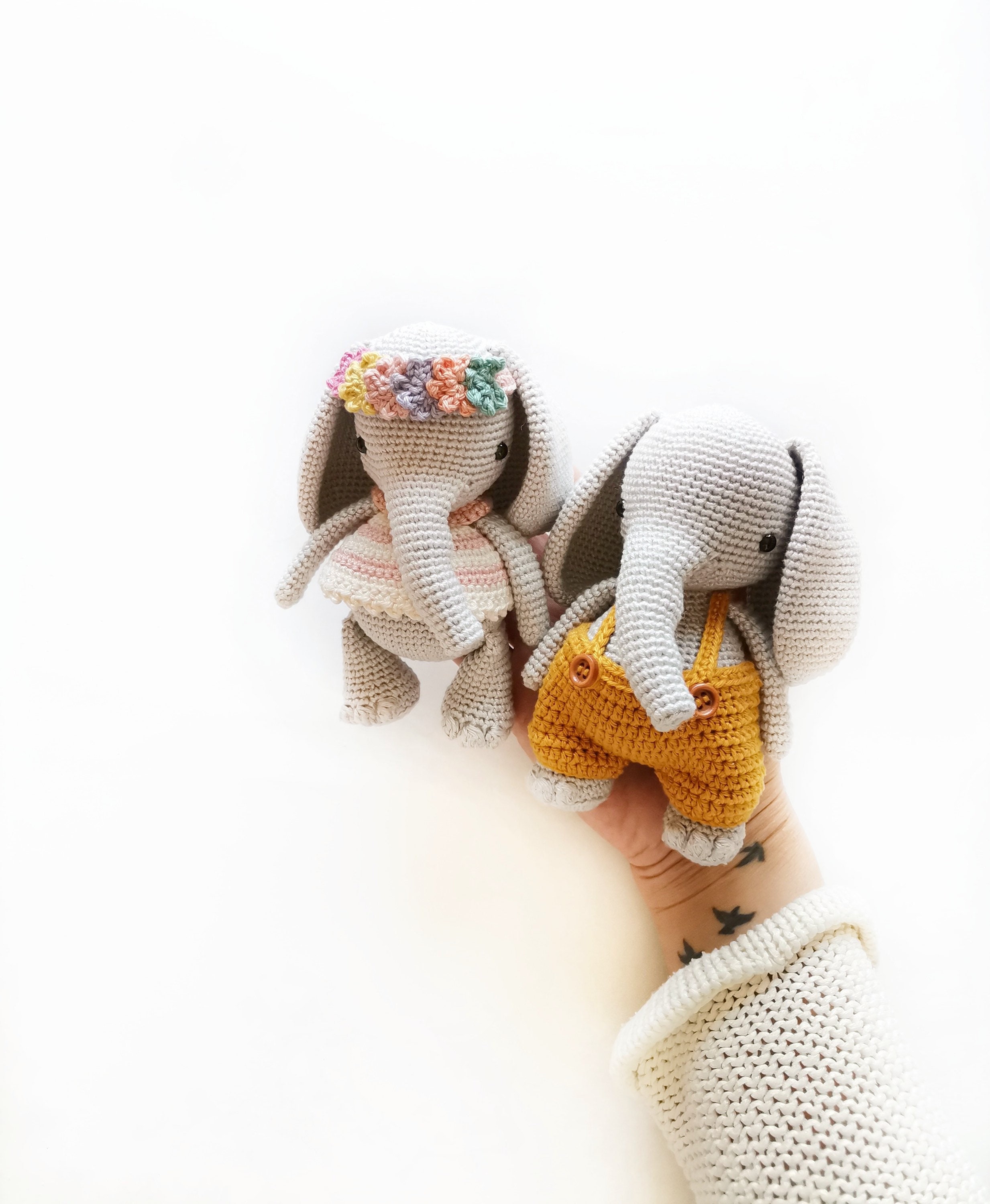 Crochet PATTERN Mumbo the Elephant Amigurumi Animal Pattern - Etsy