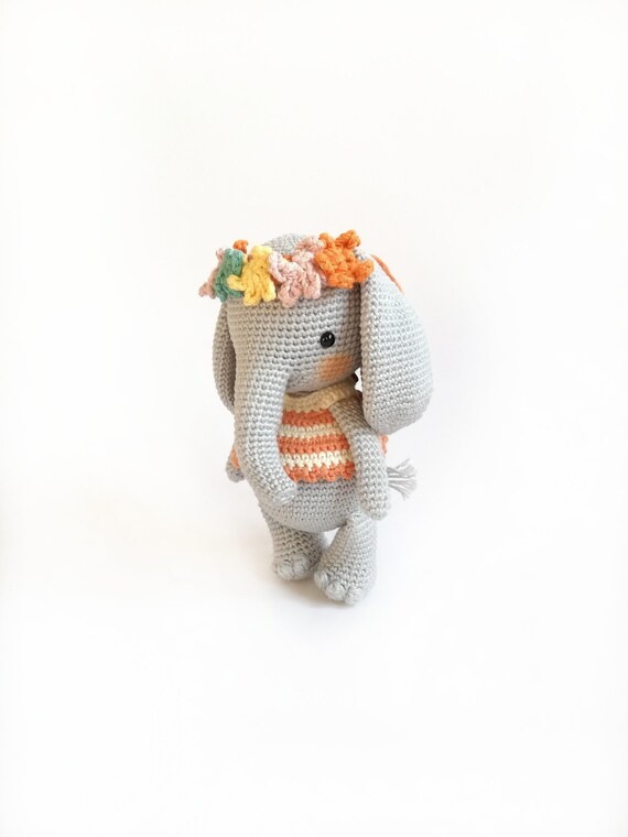 Crochet PATTERN Mumbo the Elephant Amigurumi Animal Pattern | Etsy