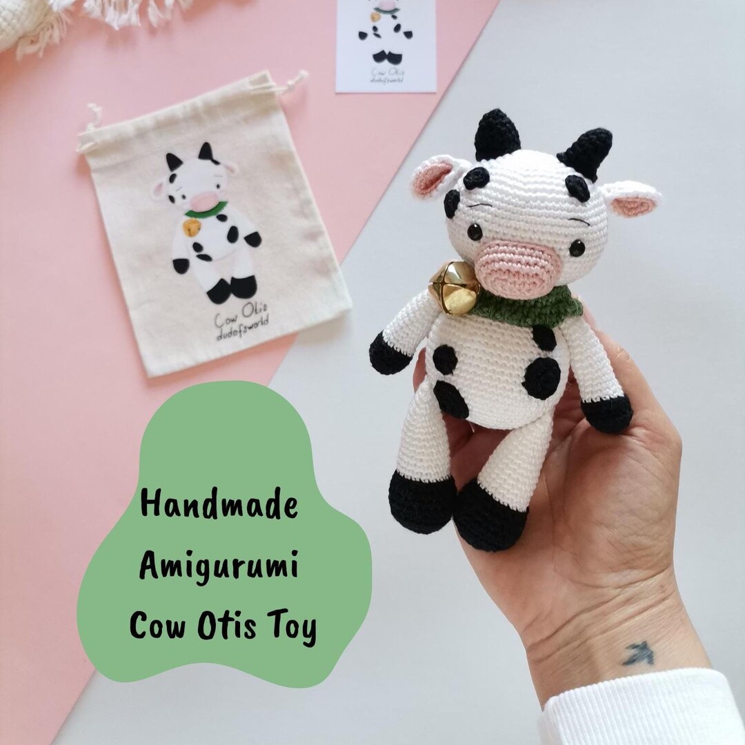 Handmade Crochet Cow Amigurumi, Otis Toy, Baby Gift - Etsy