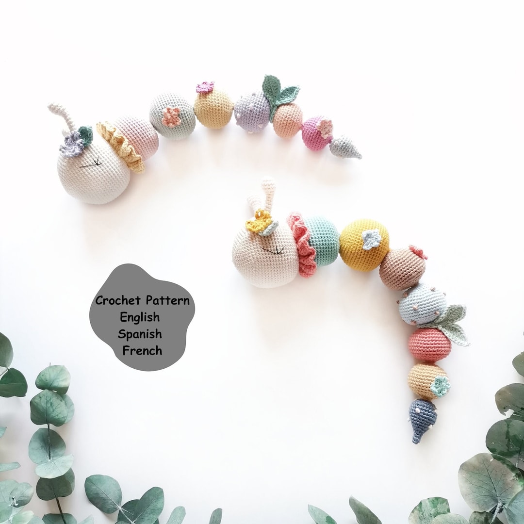 Caterpillar Daisy Amigurumi Crochet Pattern PDF | Playful DIY Toy ...