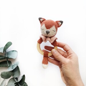 Crochet PATTERN Fox Rattle,crochet Baby Rattle ,crochet Toy for Baby ...