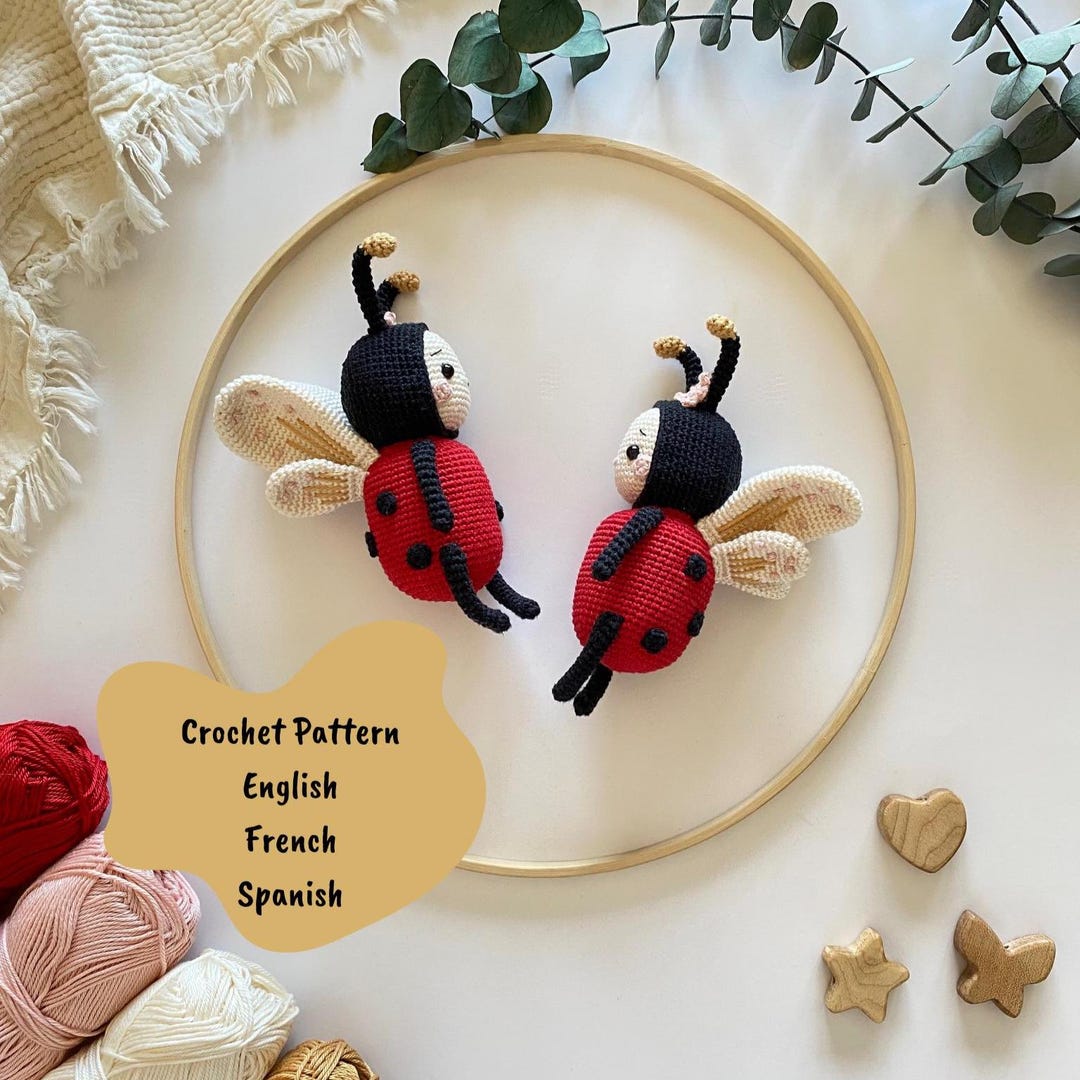 Crochet PATTERN Ladybug Kiki, Amigurumi Ladybug Pattern, Crochet ...
