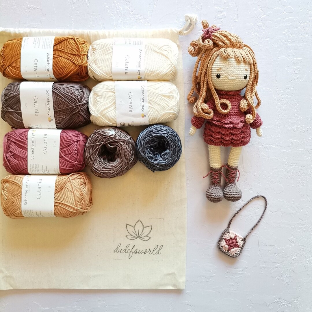 CROCHET KIT Alya Doll With Printed Patternamigurumi Kithow - Etsy