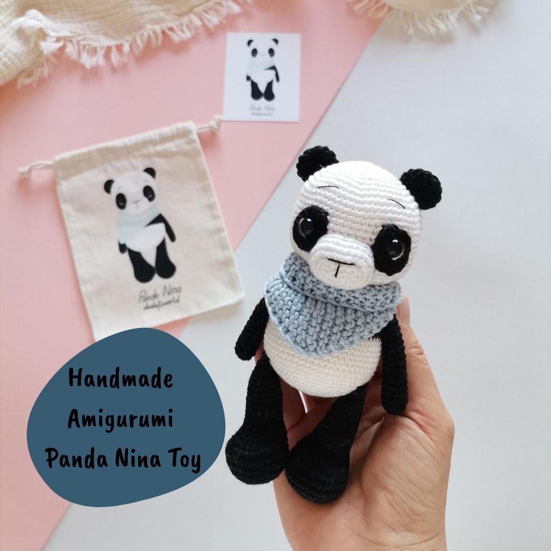 Amigurumi Panda Nina, Crochet Panda, Crochet Panda Toy - Etsy