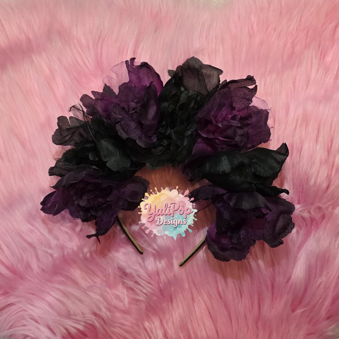 Haunting Peony Flower Crown - Etsy