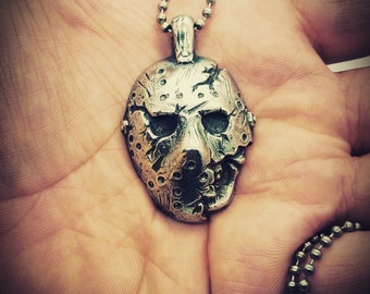 Jason Voorhees Necklace Friday the 13th Horror Jason - Etsy