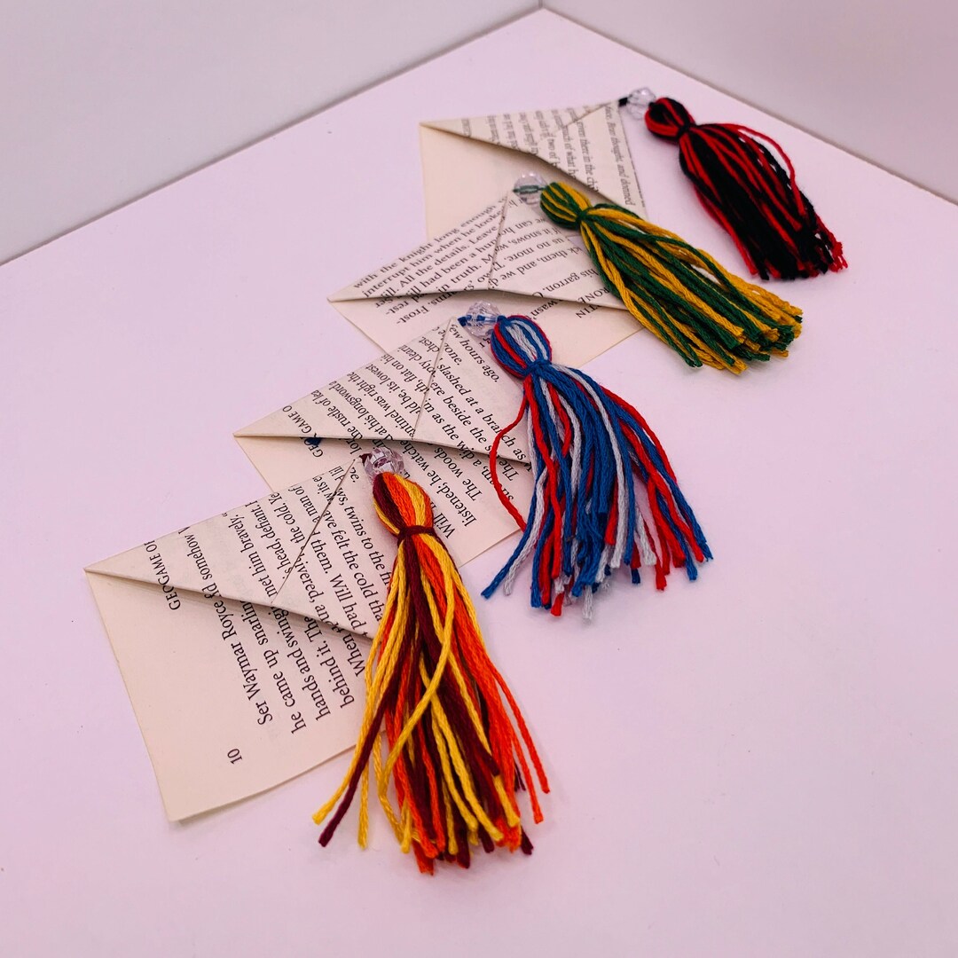 Origami Bookmark With Game of Thrones Tassel & Customisable Initial ...