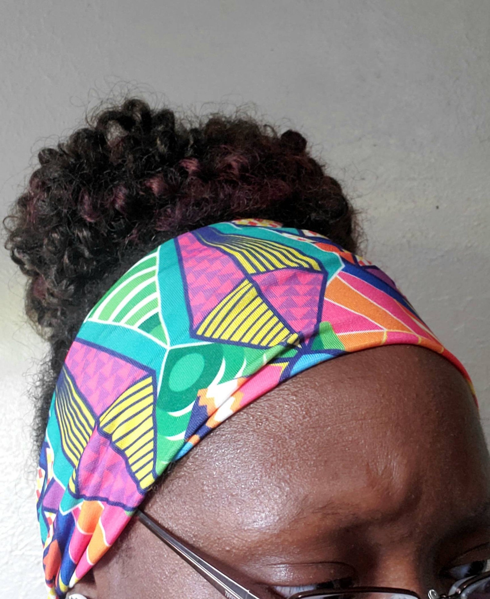 Stretch Boho Headband in African Print - Ashanti Carnival - Etsy