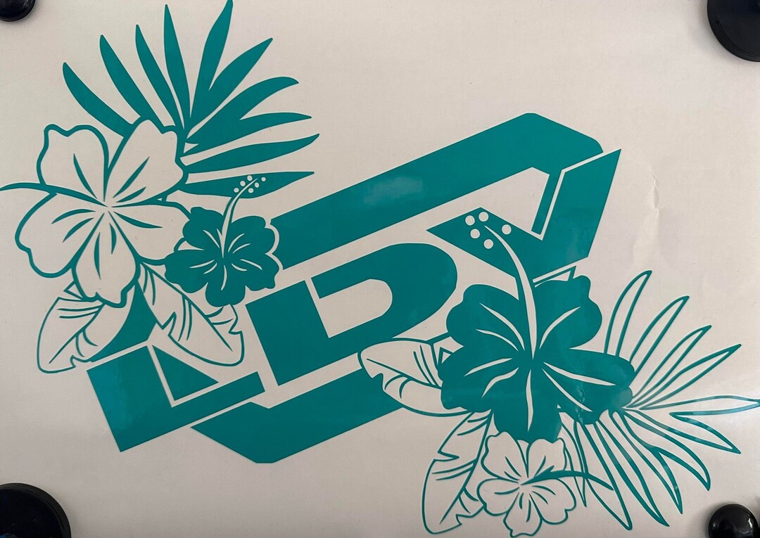 Maxus Inspired Double Hibiscus Vehicle Sticker - Etsy