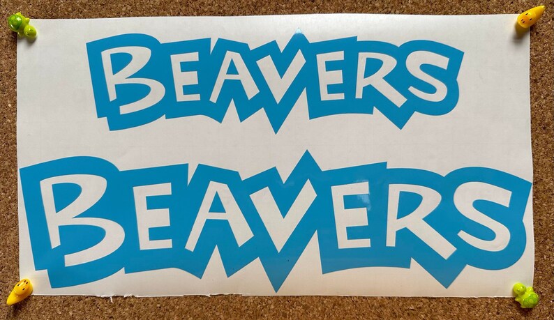 Beaver Scouts Logo Vinyl Vehicle Sticker / Decal - Etsy