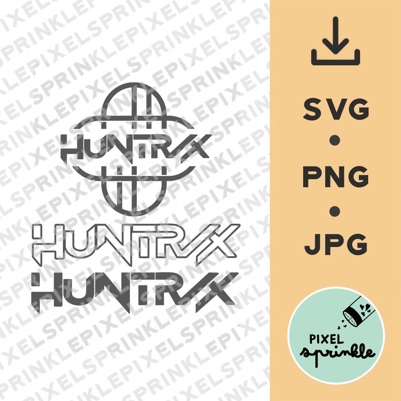 Kpop Demon Hunters SVG, png Kpop Demon Hunters, Huntrix cricut, Huntrix ...