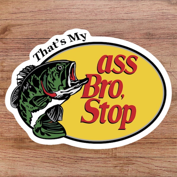 That's My Ass Bro Stop Hat - Shop Online - Etsy