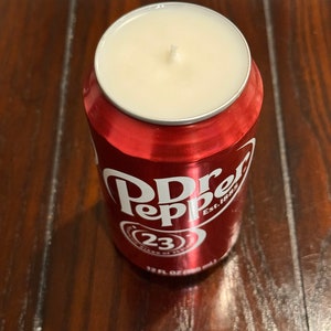 Dr Pepper Scented Soy Wax Candle | Hand Poured Dr Pepper Custom Scented ...
