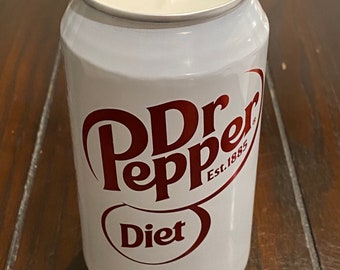Dr Pepper Scented Soy Wax Candle | Hand Poured Dr Pepper Custom Scented ...