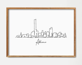 Texas Line Art - Etsy