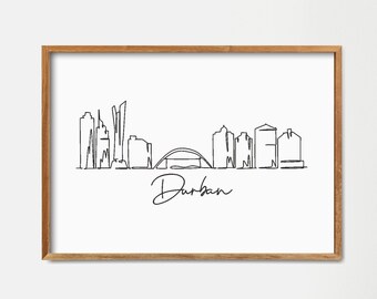 Durban Line Art - Etsy