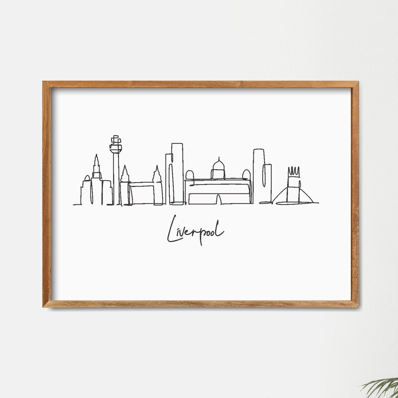 Liverpool Skyline - Etsy UK