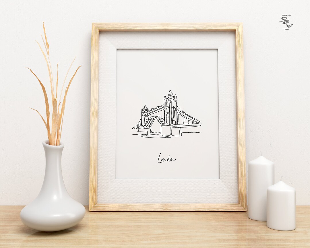 London Bridge Print, London Wall Art, London Bridge Poster, Travel ...