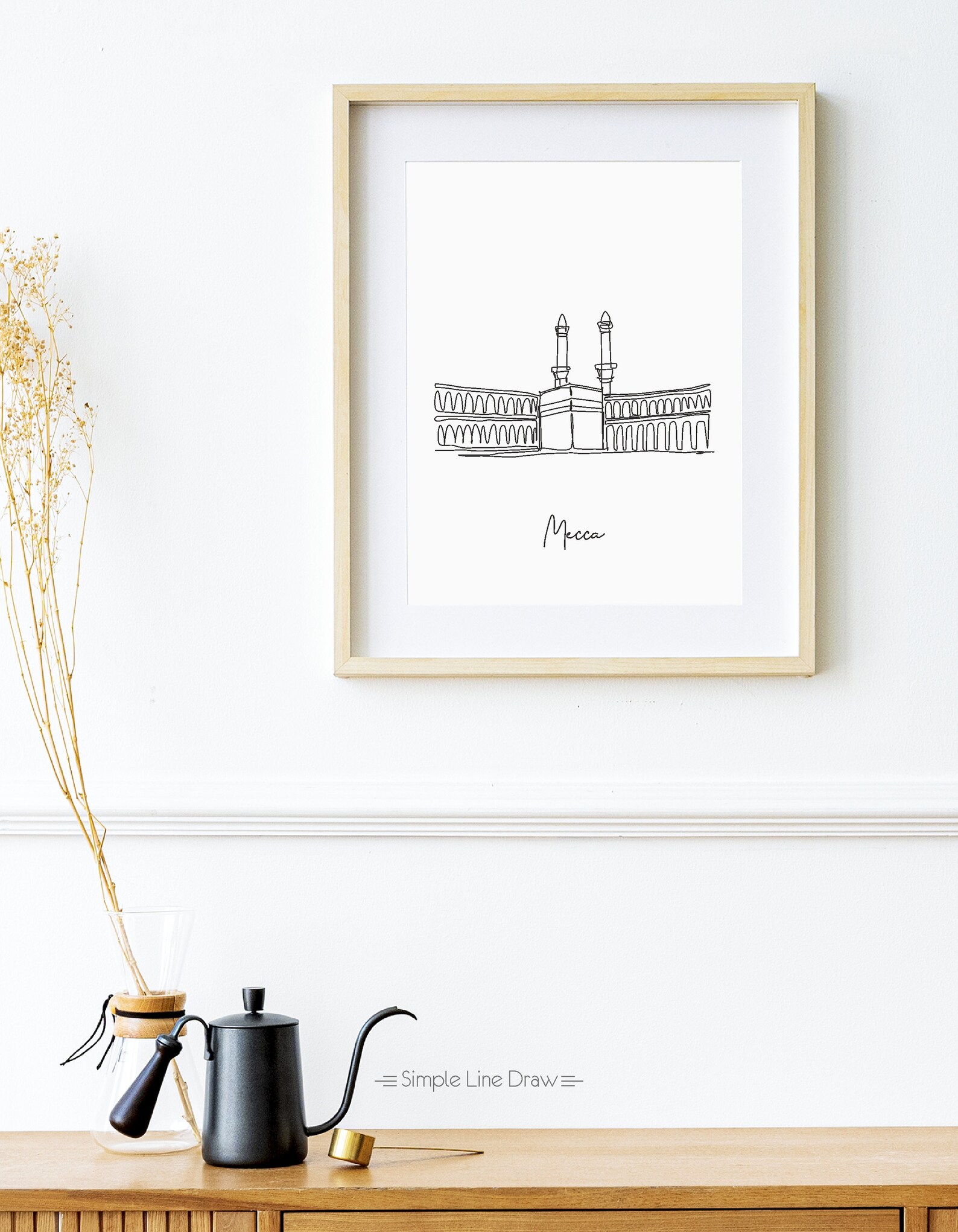 Masjidil Haram Masjid Al Haram Wall Art Poster Mecca Mosque - Etsy