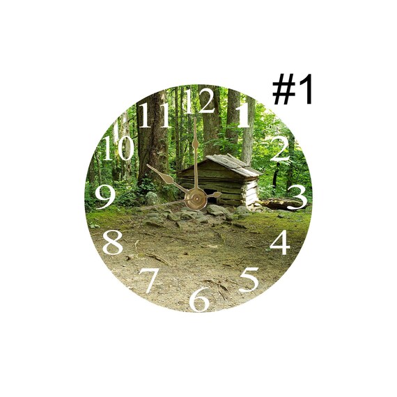 Cabin Wall Clock 6 Inch - Etsy