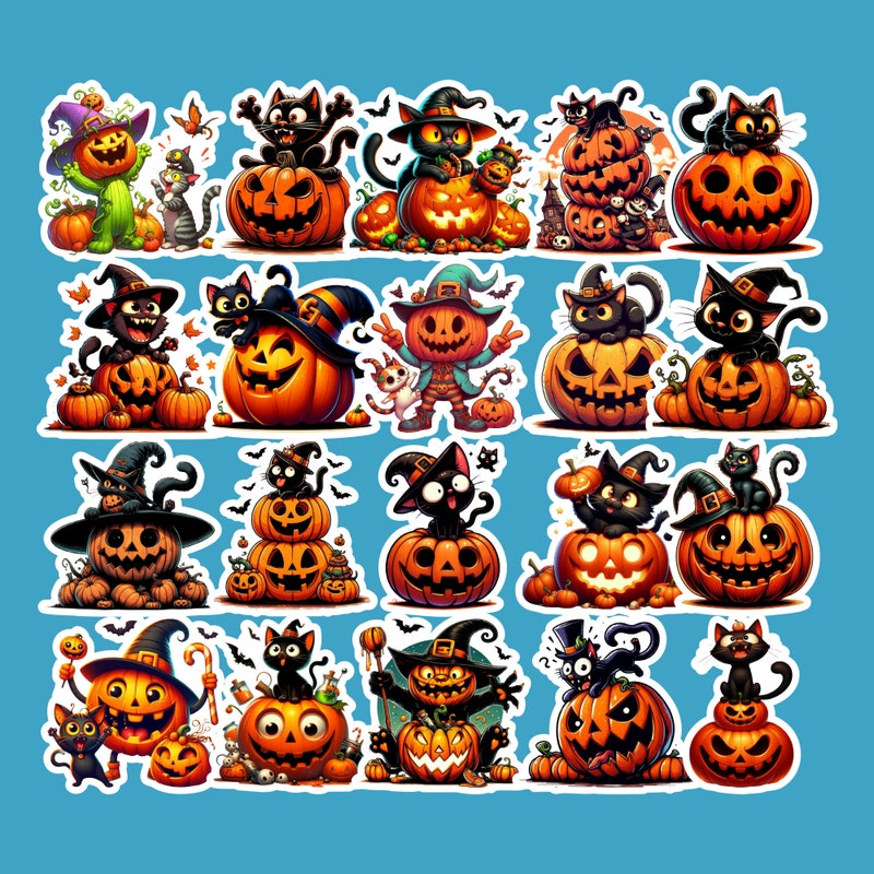 Halloween Stickers - Etsy