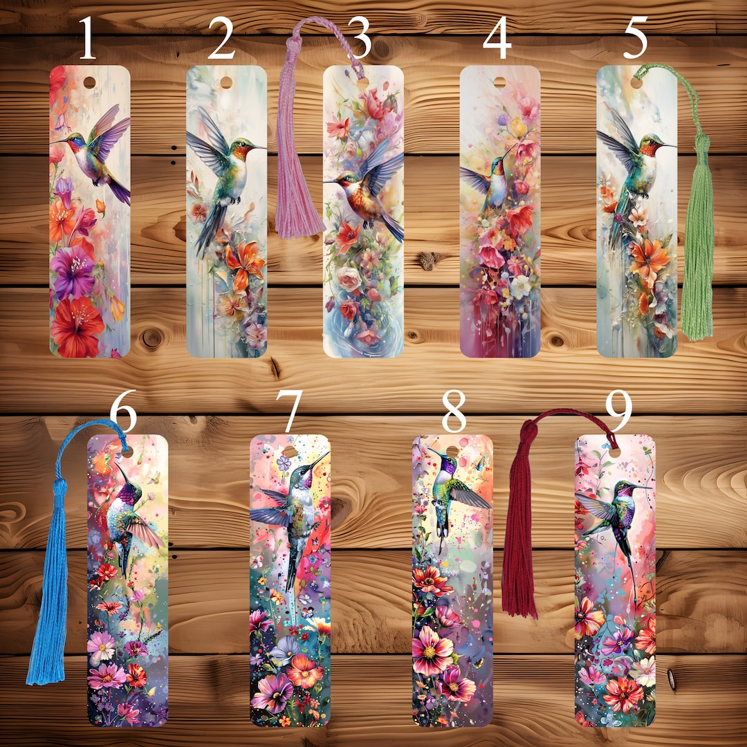 Hummingbird Bookmark, Metal Bookmark, Hummingbird - Etsy