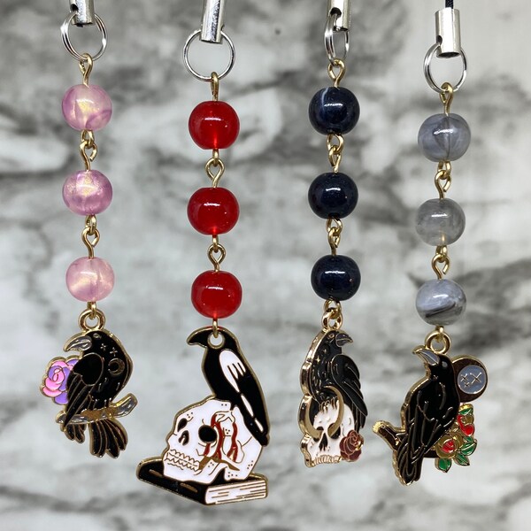 Crow Charm - Etsy