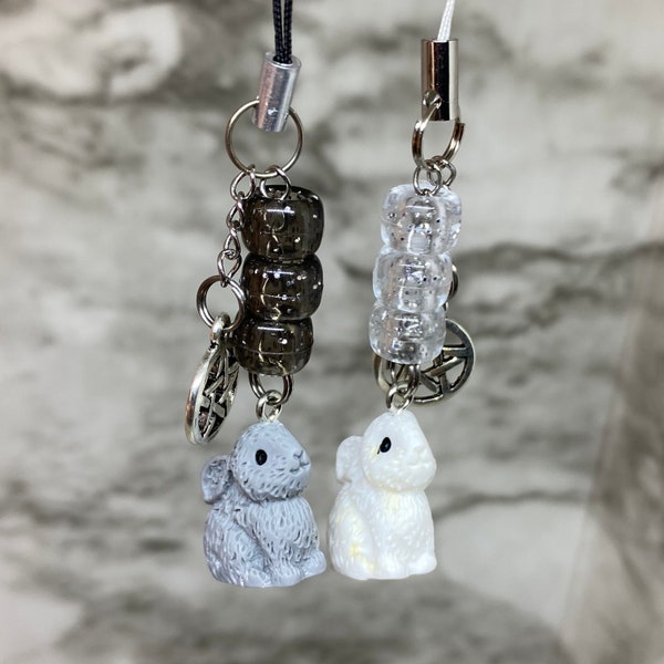 Rabbit Phone Charm - Etsy
