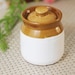 Ceramic Traditional Indian Pickle Jar, Handmade Achaar Barni, Kitchen ...