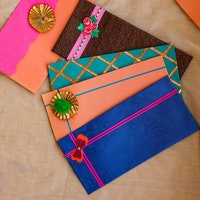 10 Shagun Envelopes. Set of 10 Peacock Indian Ethnic Money Holder ...