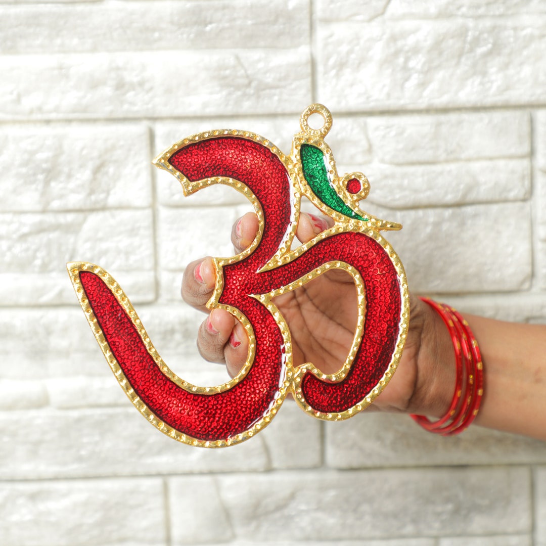 Om Wall Hanging, Om Wall Decor, Hindu Decor Religious Home Decor ...