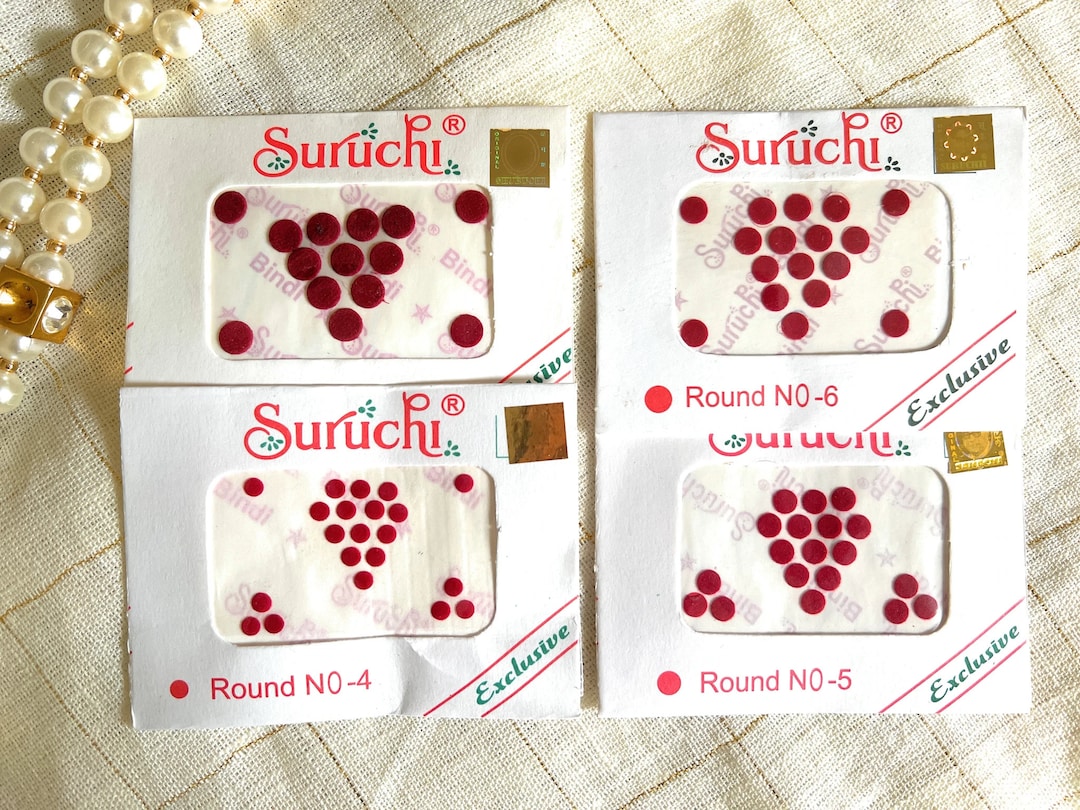 Bindi for Traditional Functions | Colorful Bindi Stickers | Non-harmful ...