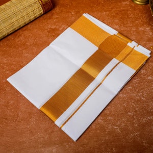 Cotton Dhoti, Men's Dhothi, South Indian Cotton Dhoti, Pancha Set ...