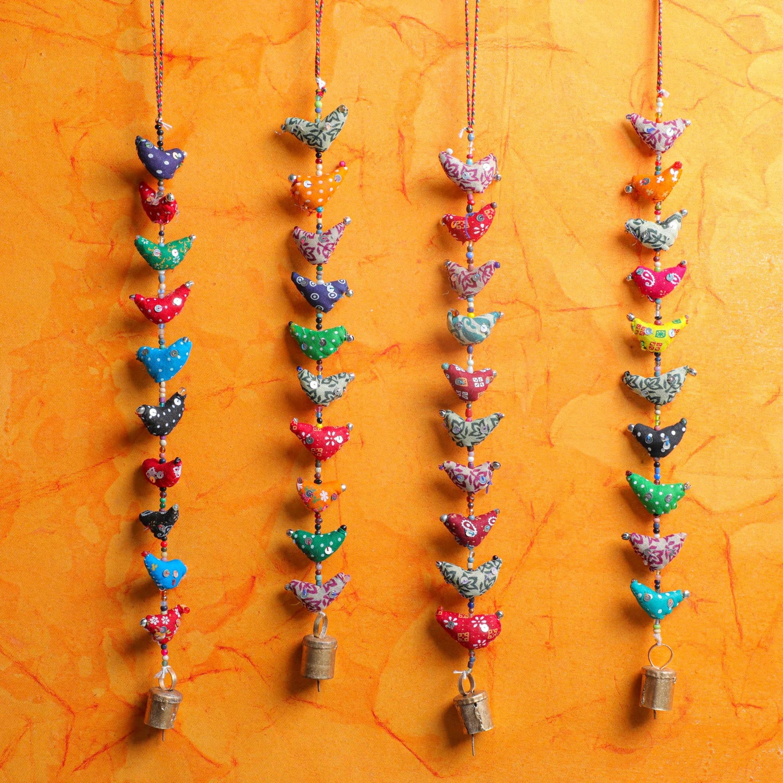 Fabric Bird Hangings, Prosperity Bird Hanging, Shagun Gifts, Pooja ...
