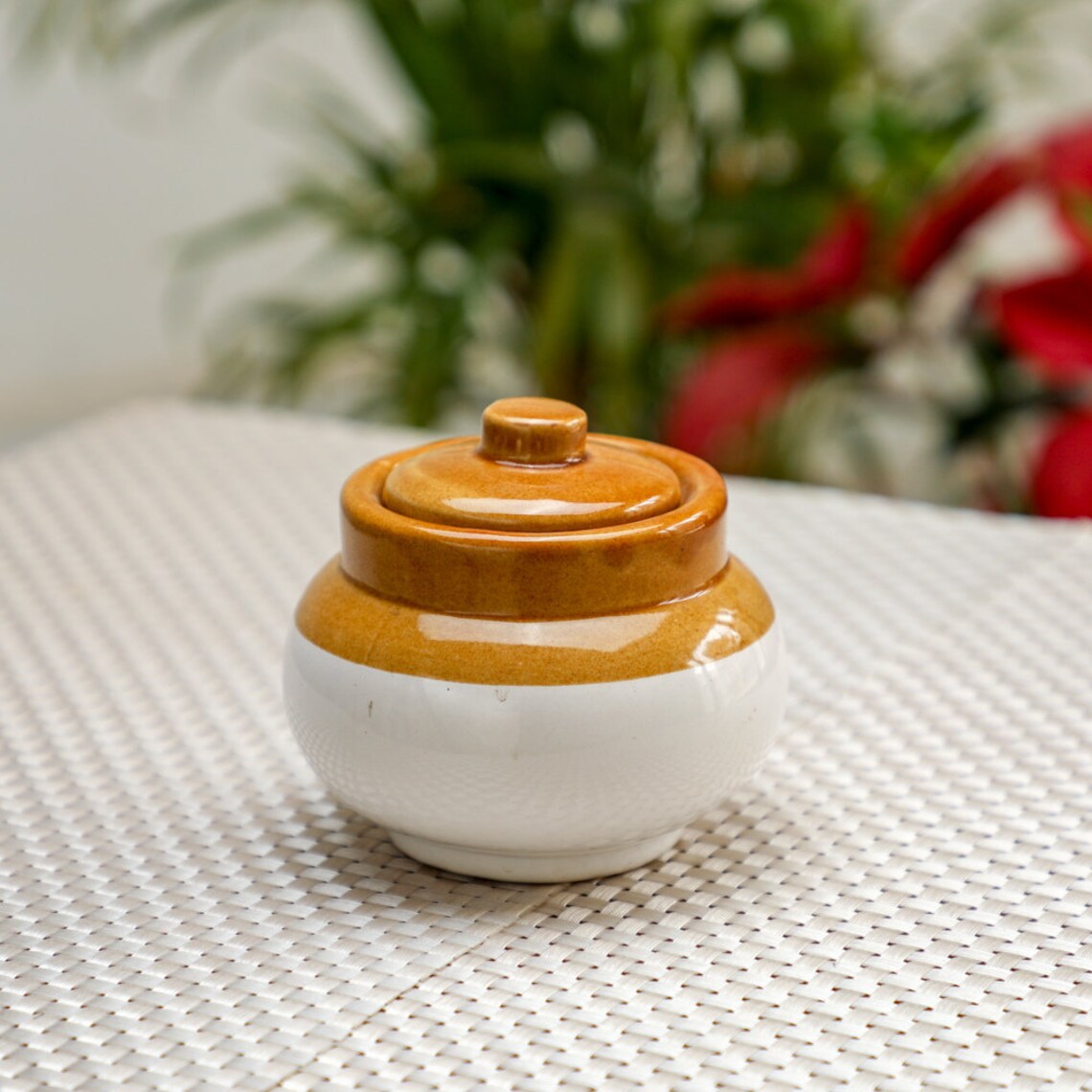 Old Fashioned Round Ceramic Pickle Jar Achaar Barni for - Etsy
