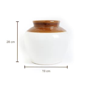 Desifavors Traditional Indian Pickle Jar, Indian Achaar Barni, Ceramic ...