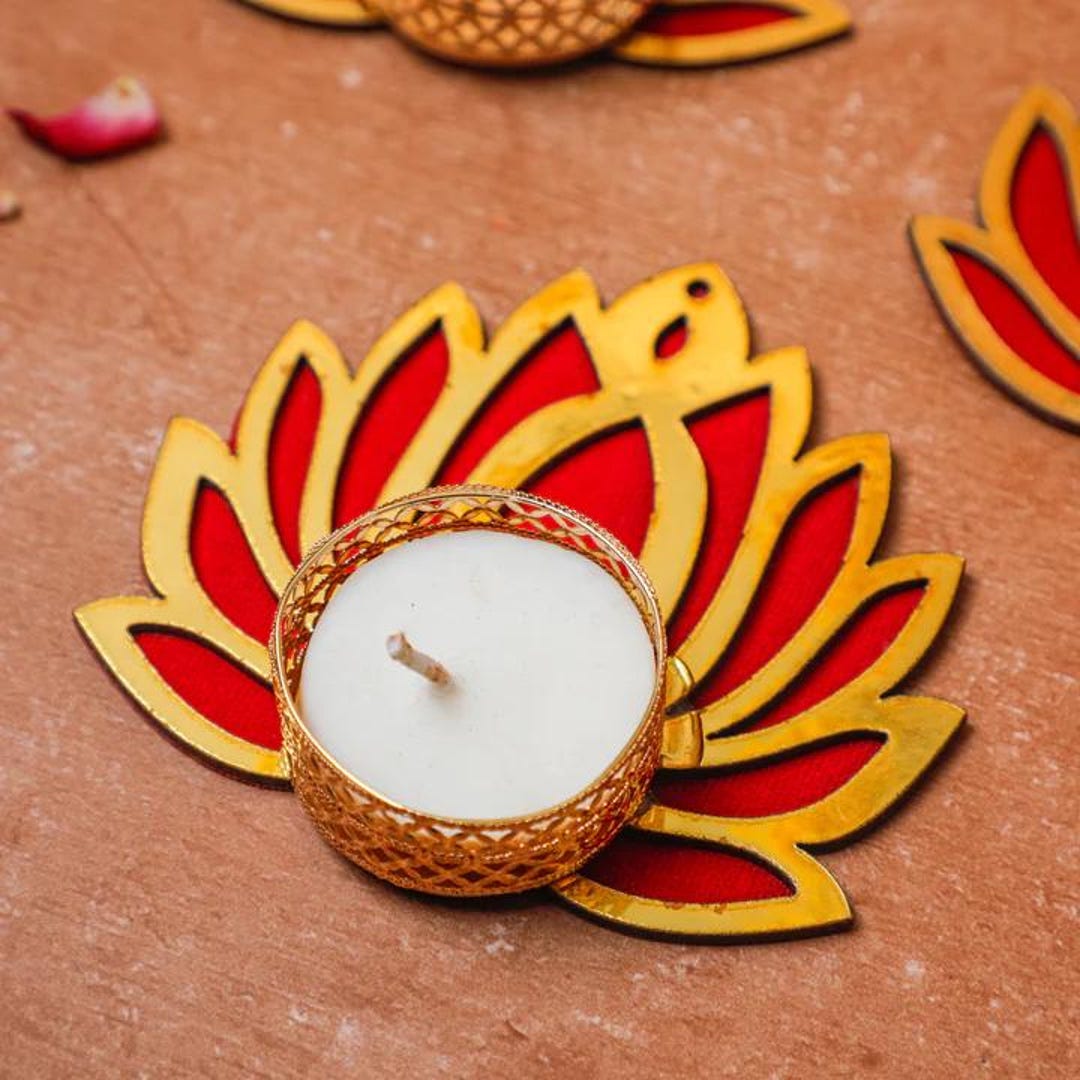 Diwali Lotus Diya, Indian Diya,, Diwali Diya, Diwali Gifts, Diya Lamp ...