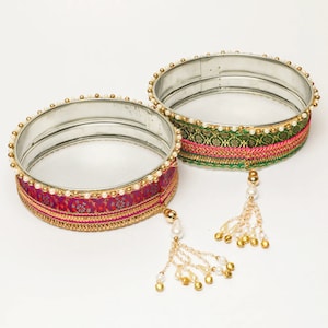 Karwachauth Chhanni, Fabric Chalni With Lace and Latkan, Gota Patti ...