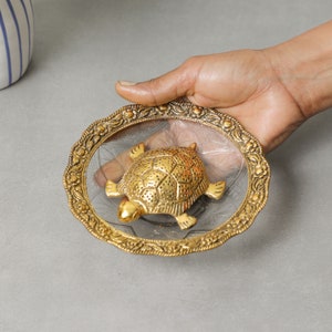 Feng Shui Tortoise With Plate, Turtle for Vastu, Good Luck Gits, Return ...
