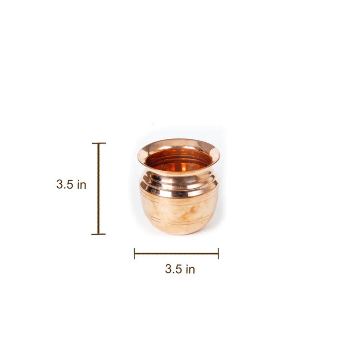 Pure Copper Kalash, Copper Kalash for Pooja, Lota, Holy Water Pot ...