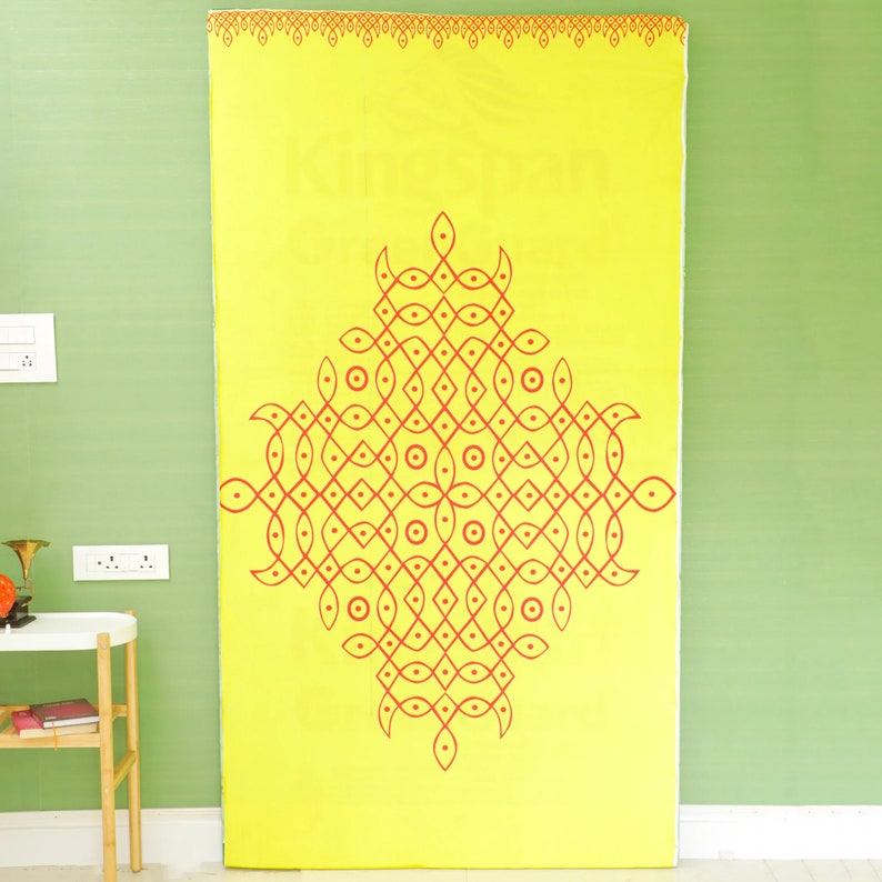 Rangoli Backdrop Cloth, Kolam Backdrop,pooja Backdrop, Cloth Backdrop ...