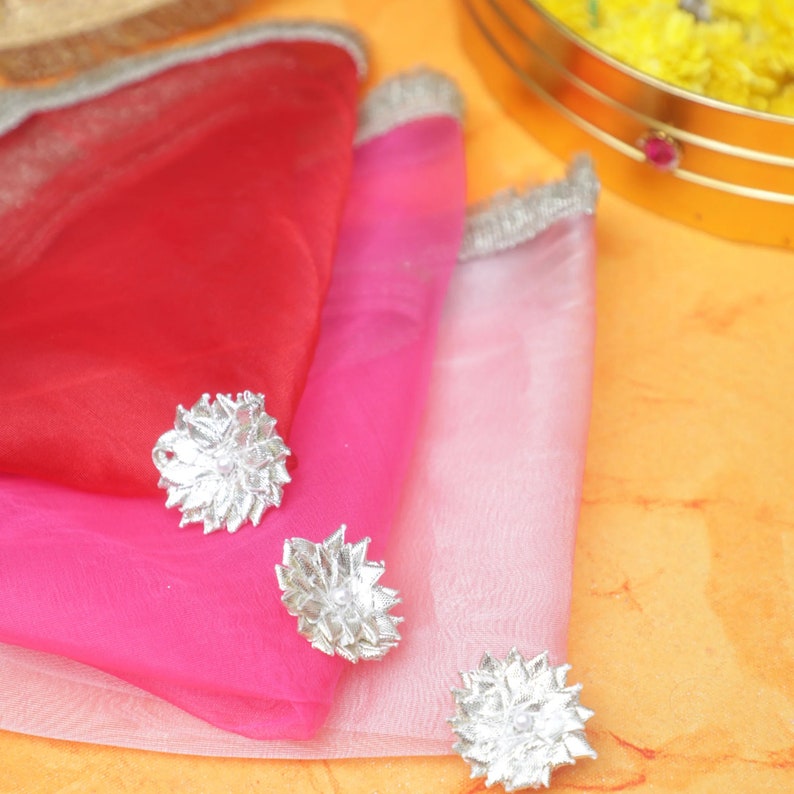 Organza Pooja Thali Cover Handmade Aarti Thali Covers - Etsy