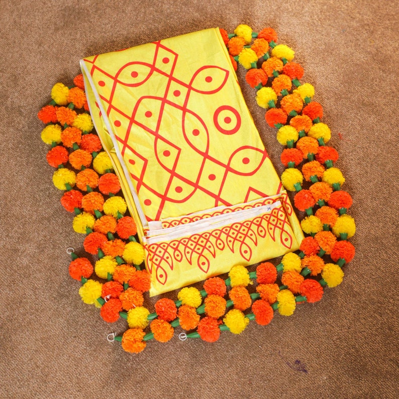 Rangoli Backdrop Cloth, Kolam Backdrop,pooja Backdrop, Cloth Backdrop ...