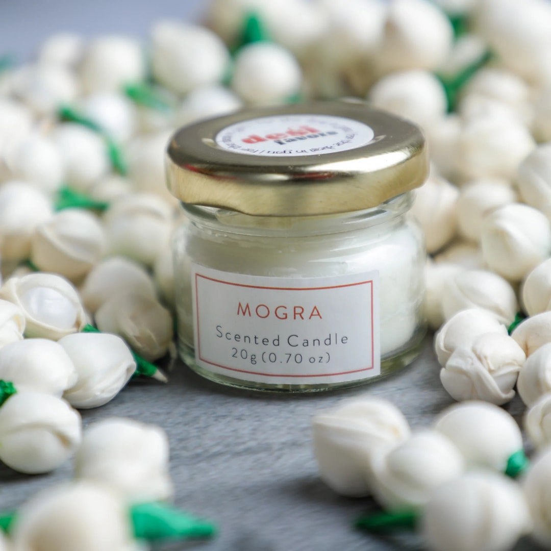 Jasmine Scented Mini Jar Candles Birthday & Wedding Candle - Etsy