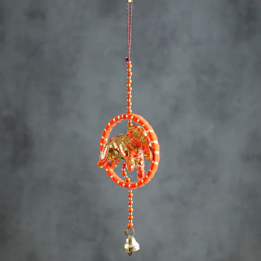 Fabric Elephant With Bell,christmas Ornaments, Christmas Decoration ...