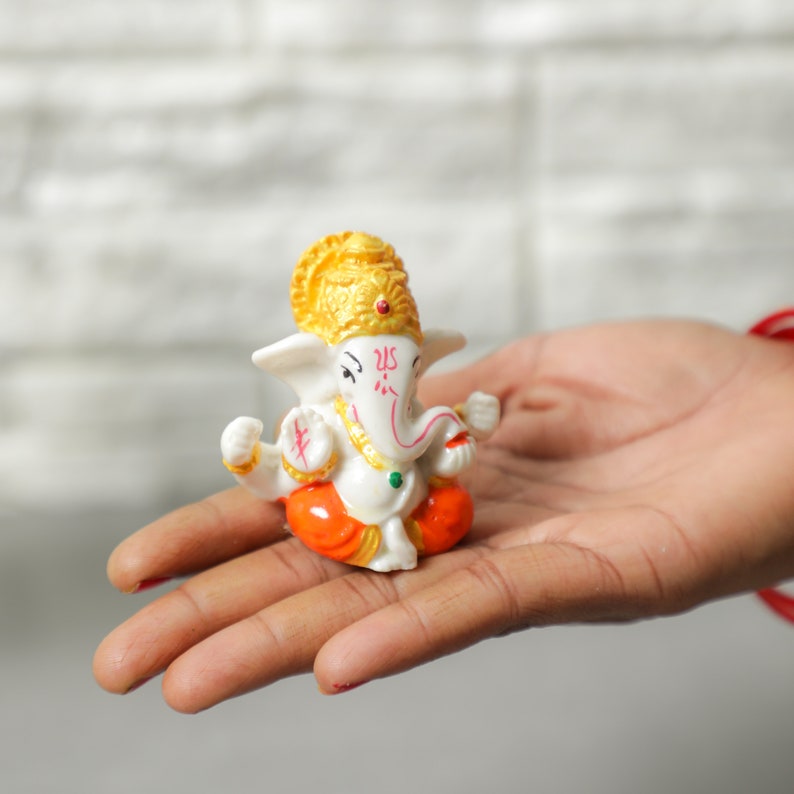 Small Ganesha Idols Indian Ganesha Statues for Return Gift - Etsy