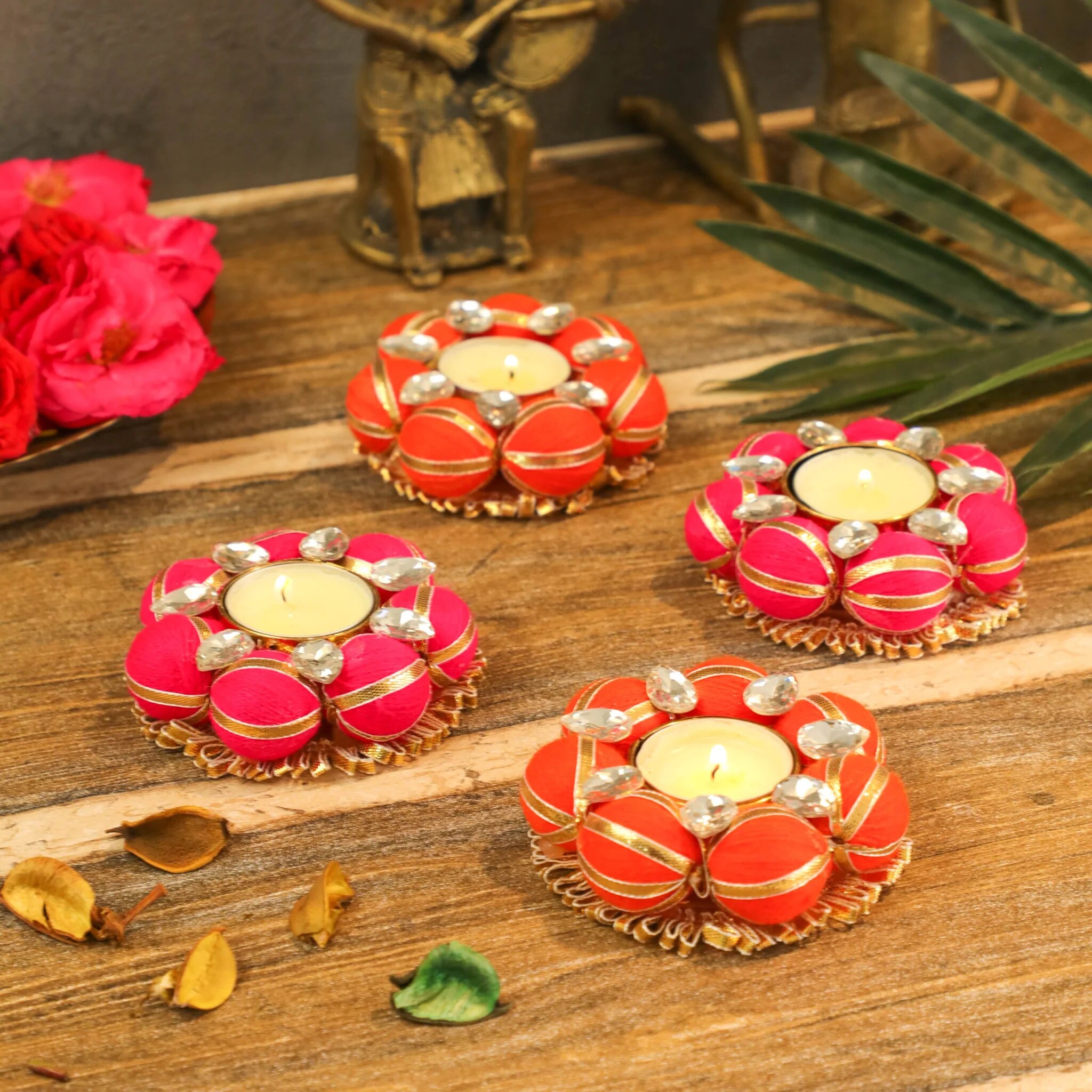 Diwali Diya, Indian Tealight Holder, Diwali Decorations, Indian Diya ...