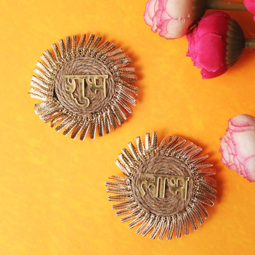 Shubh Labh Stickers Traditional Subh Labh Stickers Pooja - Etsy
