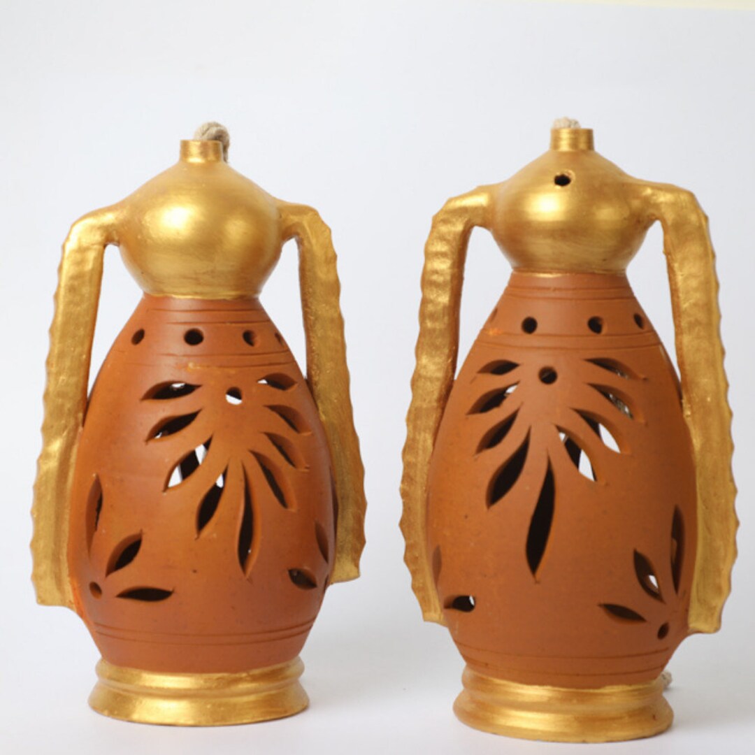 Decorative Terracotta Lantern | Colorful Diwali Home Decor| Diwali ...